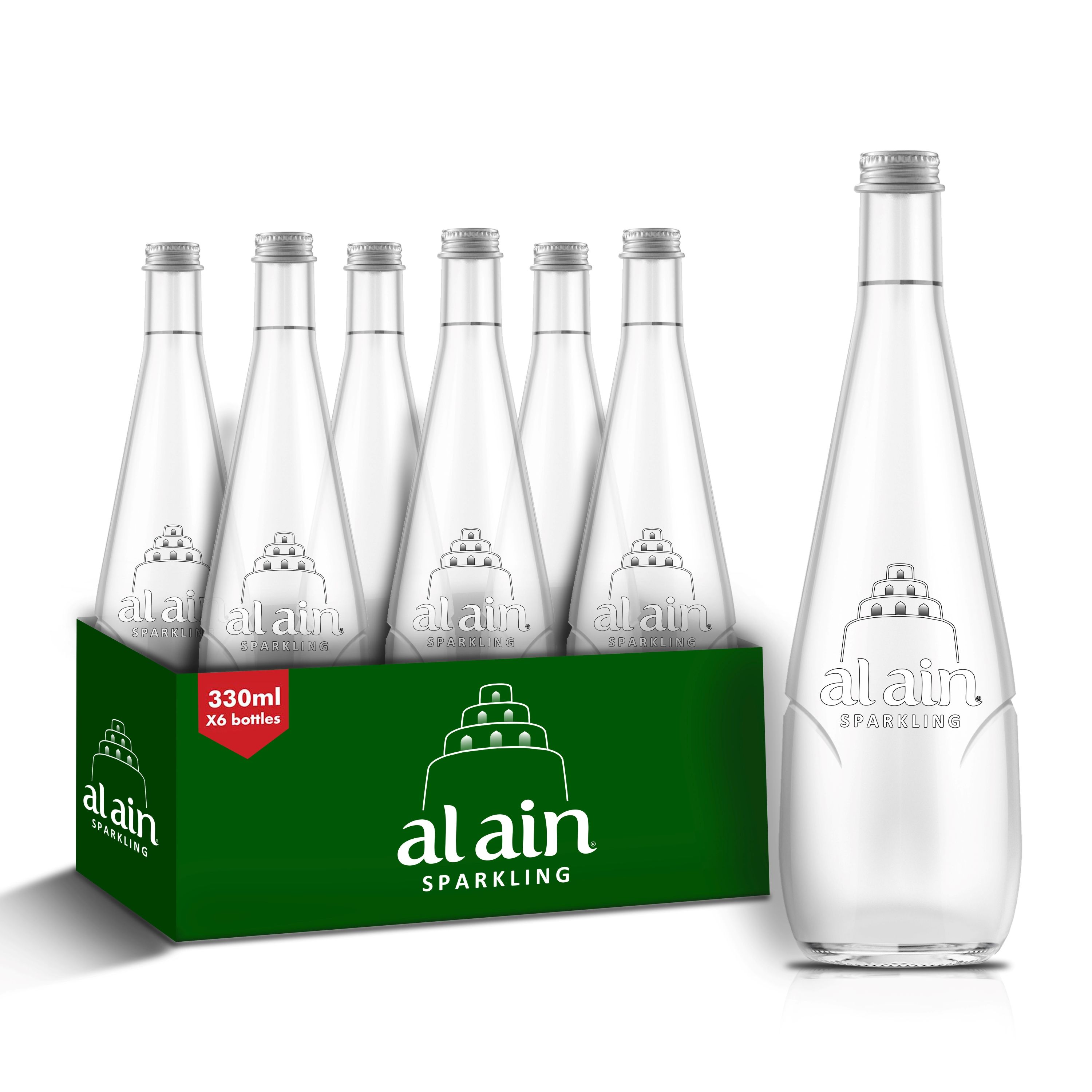 Buy Al Ain Sparkling Water, 6x330ml Online in UAE | Talabat UAE