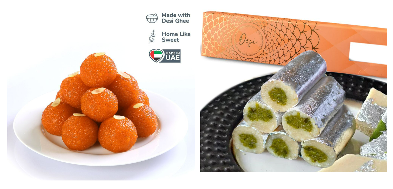 Buy Desi & Fresh Indian Sweet in Pure Ghee - Motichoor Laddu, 8 Pieces ...