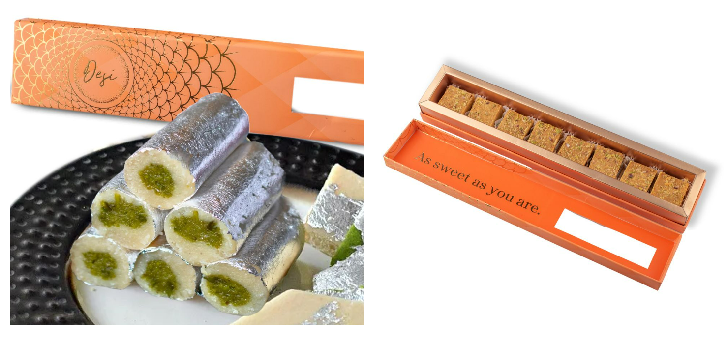 اشترِ Desi & Fresh Indian Sweet - Kaju Pista Roll, 350g + Desi & Fresh ...