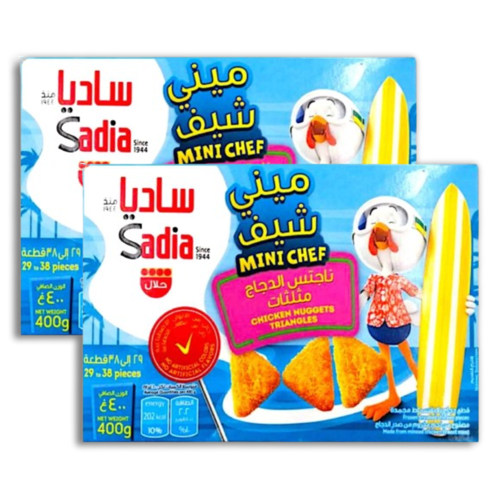 Buy Sadia Frozen Chicken Nuggets Mini Chef 400g x 2 Pcs Online in UAE | Talabat UAE