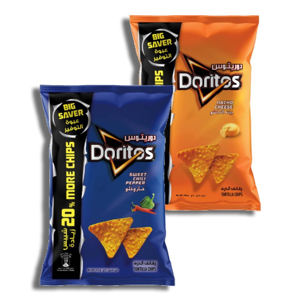 Buy Doritos Sweet Chili 210 g + Doritos Nacho Cheese Tortilla Chips ...