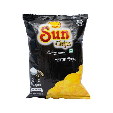 Sun Potato Chips Thin & Crispy Salt & Pepper 20g (±2g) delivery in ...