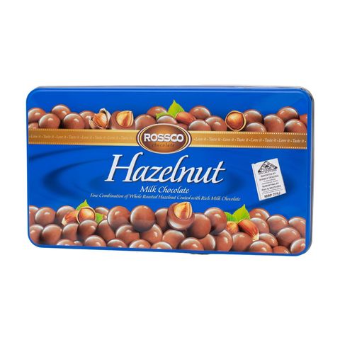 Rossco Chocolate Hazelnut Milk Chocolate Tin 180g delivery in ...