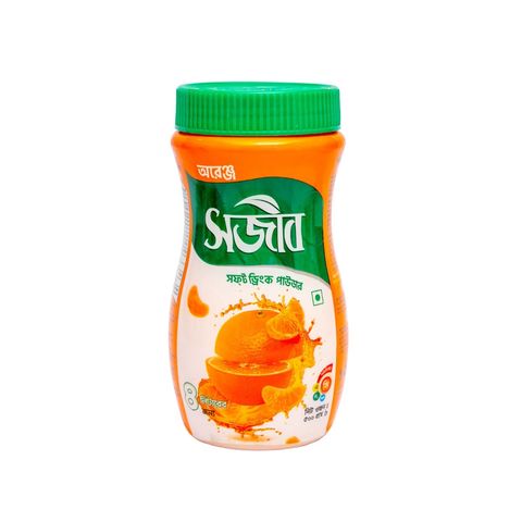 Sajeeb Soft Drink Powder Orange Jar 500g delivery in Bangladesh | foodpanda