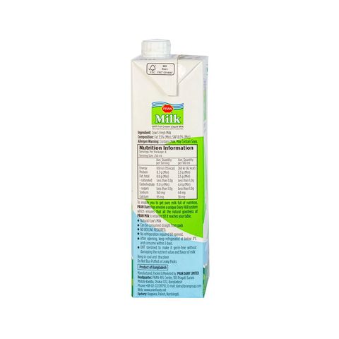 Pran UHT Liquid Milk 1L delivery in Bangladesh | foodpanda