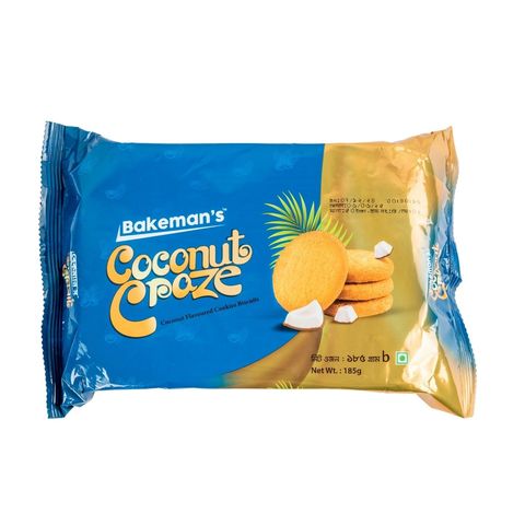 Bakeman's Coconut Craze Cookies Biscuit 185g delivery in Bangladesh ...