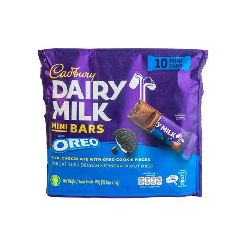Cadbury Dairy Milk Mini Bars With Oreo Cookie 150g delivery in ...