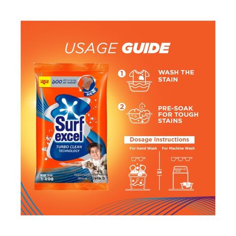 Surf Excel Synthetic Laundry Detergent Powder 1kg delivery in ...