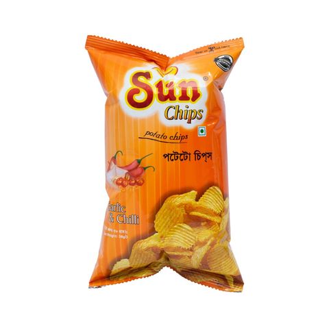 Sun Potato Chips Garlic And Chilli 35g +- 3g delivery in Bangladesh ...