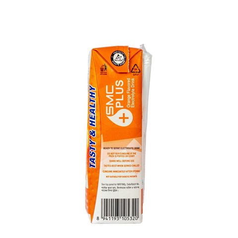 SMC Plus Electrolyte Drinks Orange 200ml delivery in Bangladesh | foodpanda