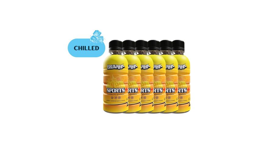(Buy 6 Pieces Combo Chilled) Bruvana Sports+ Electrolyte Beverage Mango ...