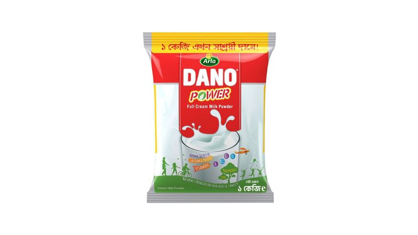 Dano Power Full Cream Milk Powder 1Kg delivery in Bangladesh | foodpanda