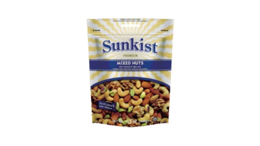 Sunkist Mixed Nuts Dry Roasted & Light Salted 150g delivery in ...