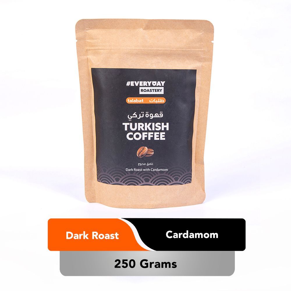 Buy Everyday Roastery Dark Roast with Cardamom Turkish Coffee, 250g ...