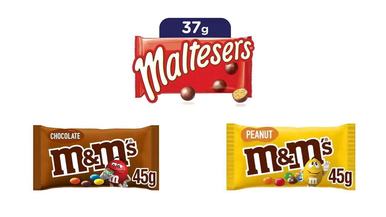 Buy Maltesers Chocolate Beans Pouch, 37g + M&M's Milk Chocolate, 45g ...