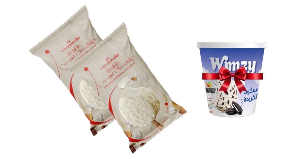 Buy Wonderville Double Coconut Chocolate Round Stick 90 ML x2 + Wimzy ...
