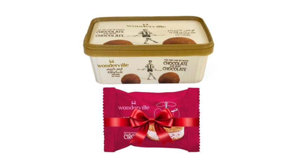 Buy Wonderville Chocolate 900 Ml + Wonderville Passion Fruit Round ...