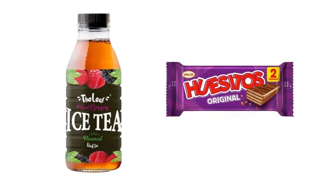 Buy The Leaf Mixed Berries Ice Tea 440ml + Huesitos Original Wafer ...