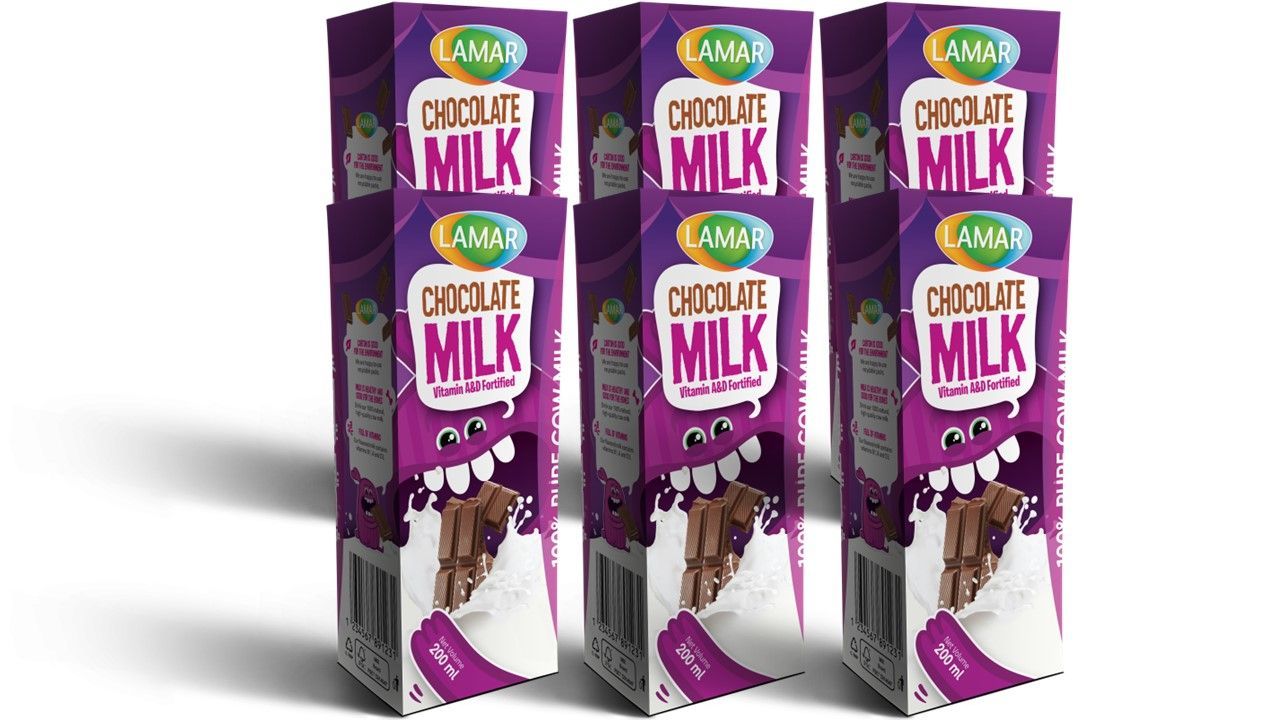 Buy Lamar Chocolate Flavored Milk 200 Ml X6 Online in Egypt | Talabat Egypt
