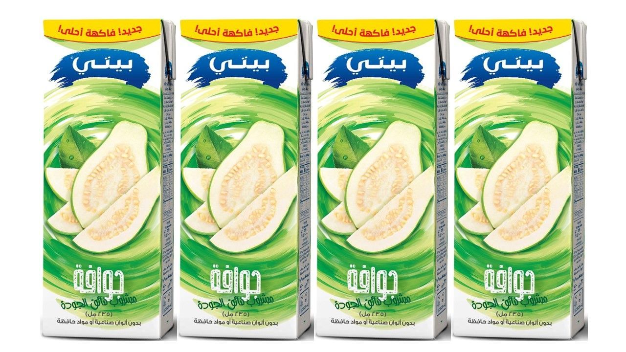 Buy Beyti Guava Juice 235ml x4 Online in Egypt | Talabat Egypt