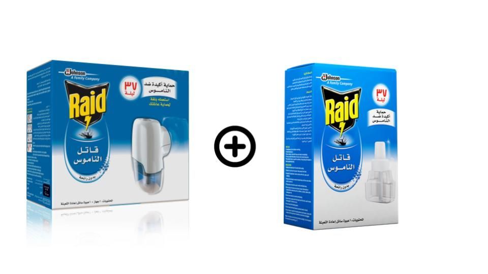 Buy Raid Liquid Mosquito Repellent Machine + Refill 41 ml + Raid Liquid ...