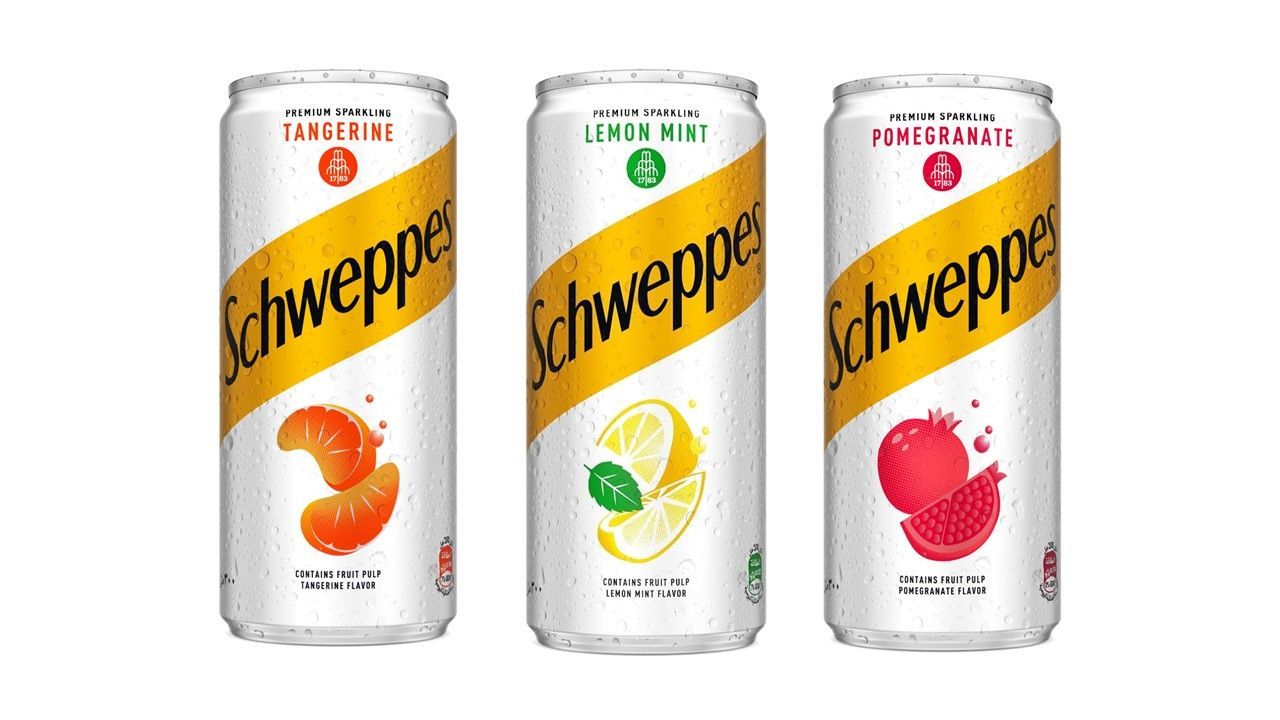 Buy Schweppes Tangerine Cans 300Ml + Schweppes Lemon Mint Cans 300Ml ...