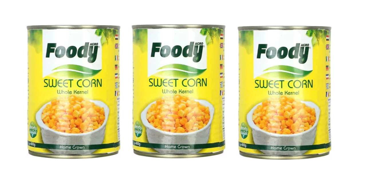 Buy Foody Sweet Corn 400Gm X3 Online in Egypt | Talabat Egypt