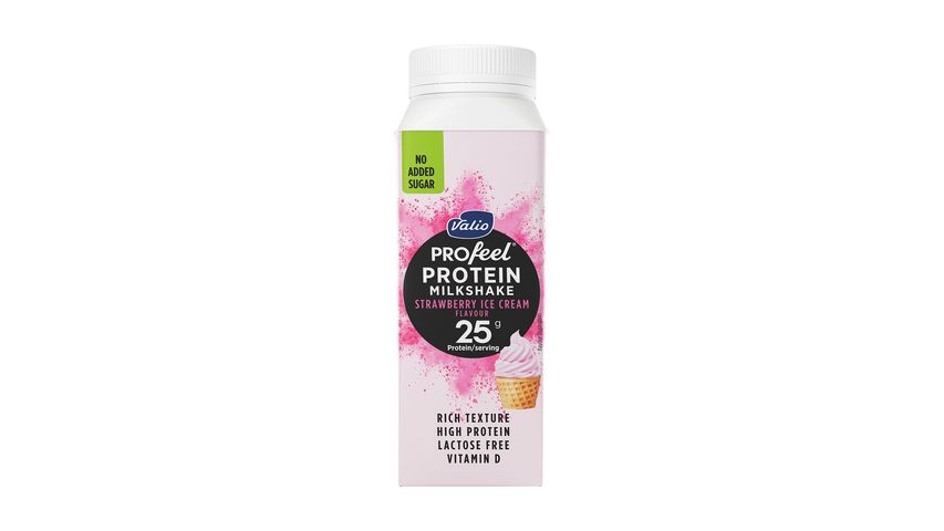 Valio Profeel Protein Shake Strawberry Ice Cream 250ml - Köp online ...