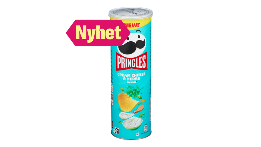 Pringles Cream Cheese & Herbs | 165g - foodora.no