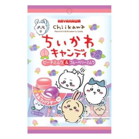 Hayakawa Chiikawa Peach and Blueberry Flavor Milk Candy 48g [Parallel Import] delivery in Hong ...
