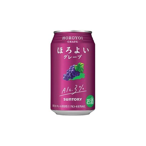 Suntory Horoyoi Grape Chu-Hi Alc. 3% 350ml (The new and old packaging will be shipped out ...