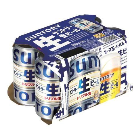 Suntory Draft Canned Beer 350ml x6[Parallel Import] delivery in Hong ...