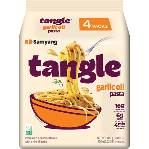 Samyang Tangle Garlic Oil Pasta 4 x 100g delivery in Hong Kong | foodpanda