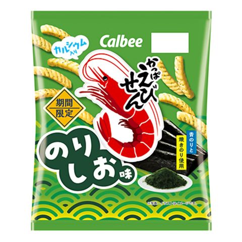 Calbee Shrimp Crackers Seaweed Salt Flavor 64g delivery in Hong Kong ...
