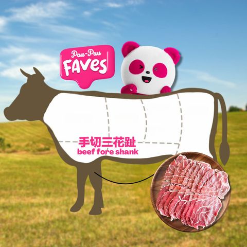 pandamart x Meat Alphabet Angus Beef Fore Shank 120g delivery in Hong ...