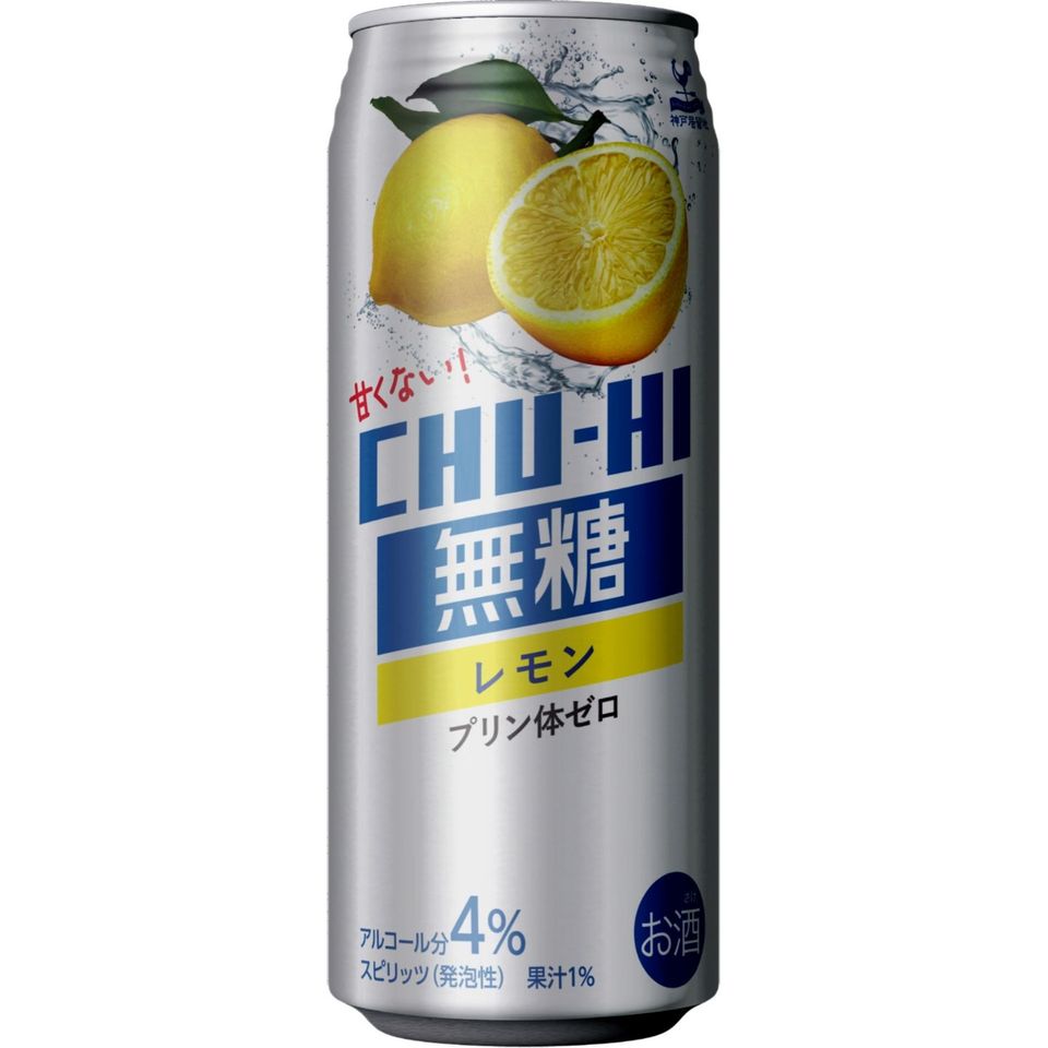 Tominaga Kobe Sugar Free Kyoryuchi Lemon Chu-Hai Alc. 4% 490ml delivery ...