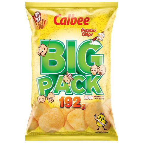 Calbee BBQ Flavoured Potato Chips Big Pack 192g delivery in Hong Kong ...