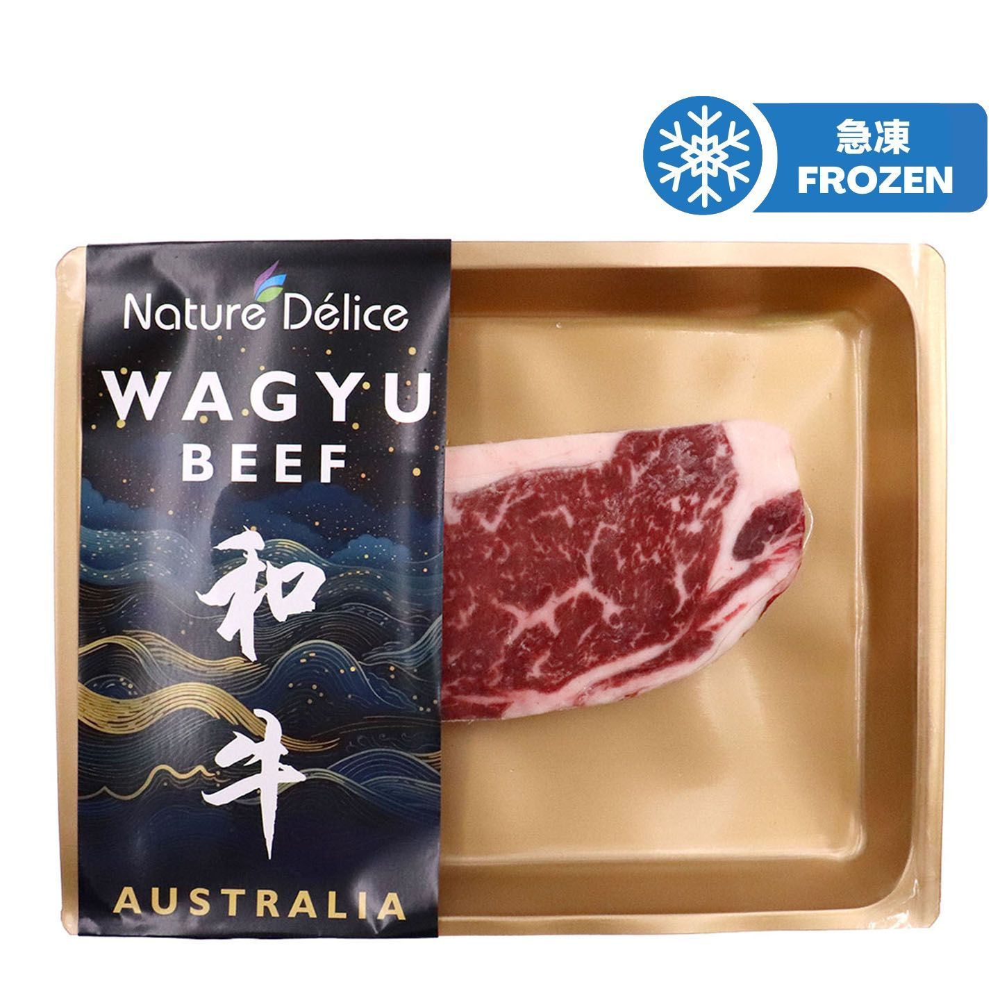 Nature Delice Australia Wagyu Beef M4 - 5 Striploin Steak 227g delivery ...
