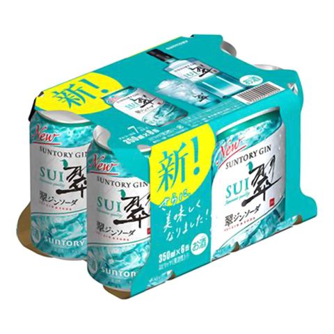Suntory - Sui Gin Soda Highball Alc.7% 350ml x6[Parallel Import ...