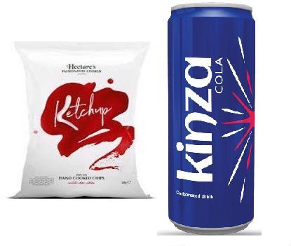 Buy Kinza Cola 250 ml + Hectare's Chips Tomato Ketchup 40 g Online in ...