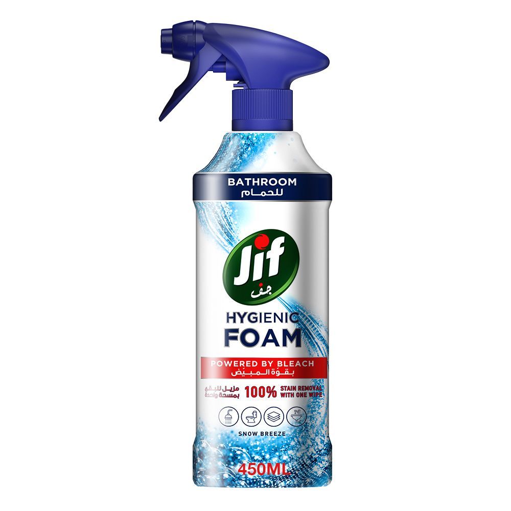 Buy Jif Hygienic Foam Bathroom Spray, 450ml Online in Kuwait | Talabat ...