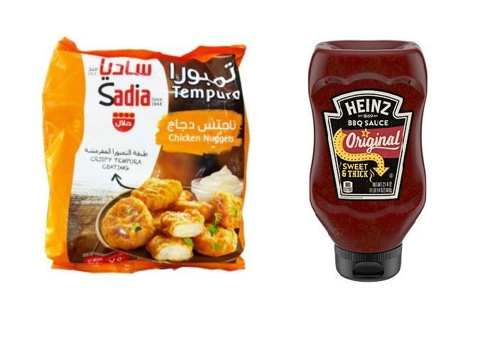 Buy Sadia Tempura Chicken Nuggets, 750g + Heinz Original BBQ Sauce, 606g Online in Kuwait ...