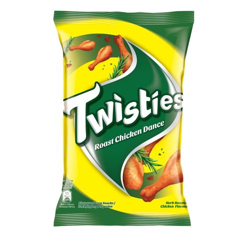 Twisties Roasted Chicken Dance Big Pack Corn Snacks 140g delivery near ...