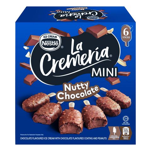 Nestle La Cremeria Mini Nutty Chocolate Multipack 6 x 45ml delivery ...