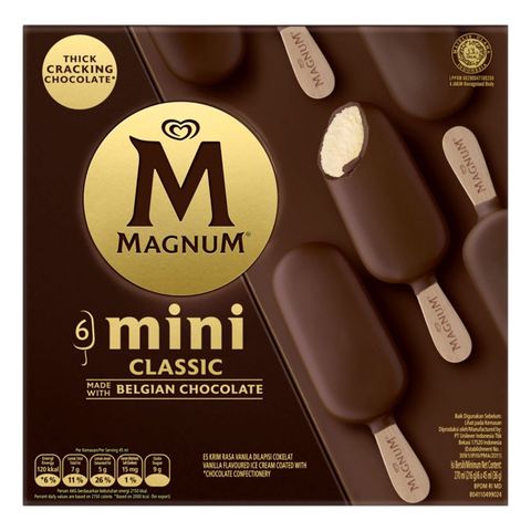 Magnum Mini Classic Ice Cream Stick 6 x 45ml delivery near you ...
