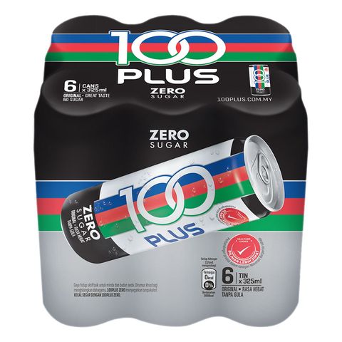 100 Plus Original Zero Can 6 x 325ml delivery near you | foodpanda Malaysia