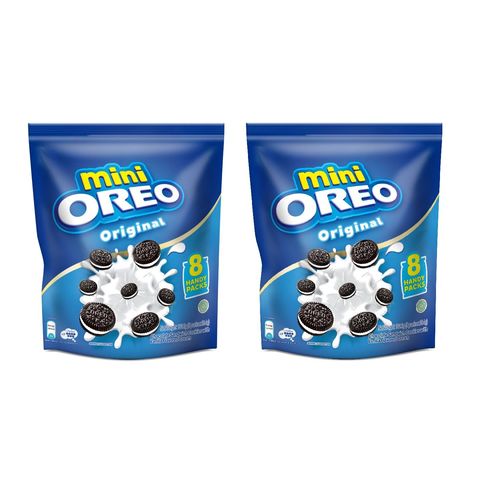 Oreo Mini Original Sandwich Cookie Multipack 8pcs x 20.4g x2 delivery near you | foodpanda Malaysia