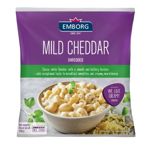Emborg Mild Cheddar Shredded 200g delivery near you | foodpanda Malaysia