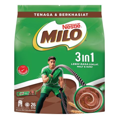 Milo 3in1 Activ-go 26 x 33g delivery near you | foodpanda Malaysia