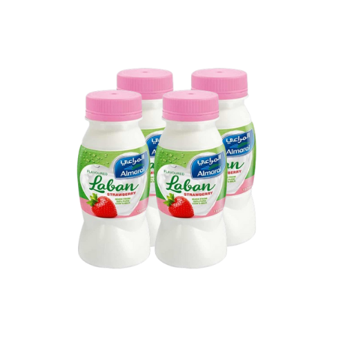 Buy Almarai Strawberry Flavoured Laban, 4x180ml Online in Oman ...